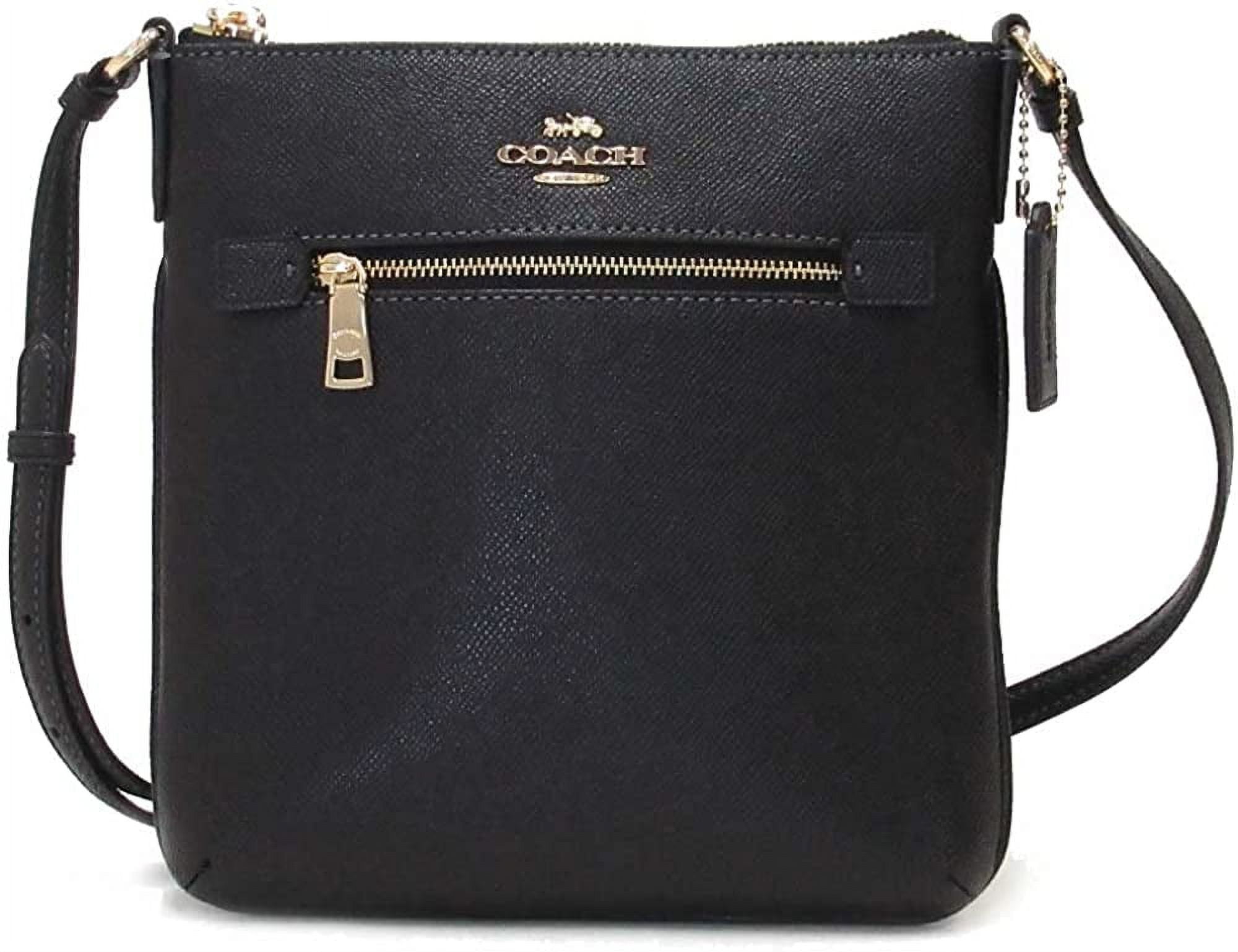 Coach Women's Top Zip Mini Rowan File Crossbody Bag In Crossgrain ...