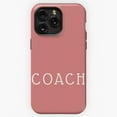 Coach Modern White Letter Design Simple Art iPhone Case 17 to 11 Pro ...