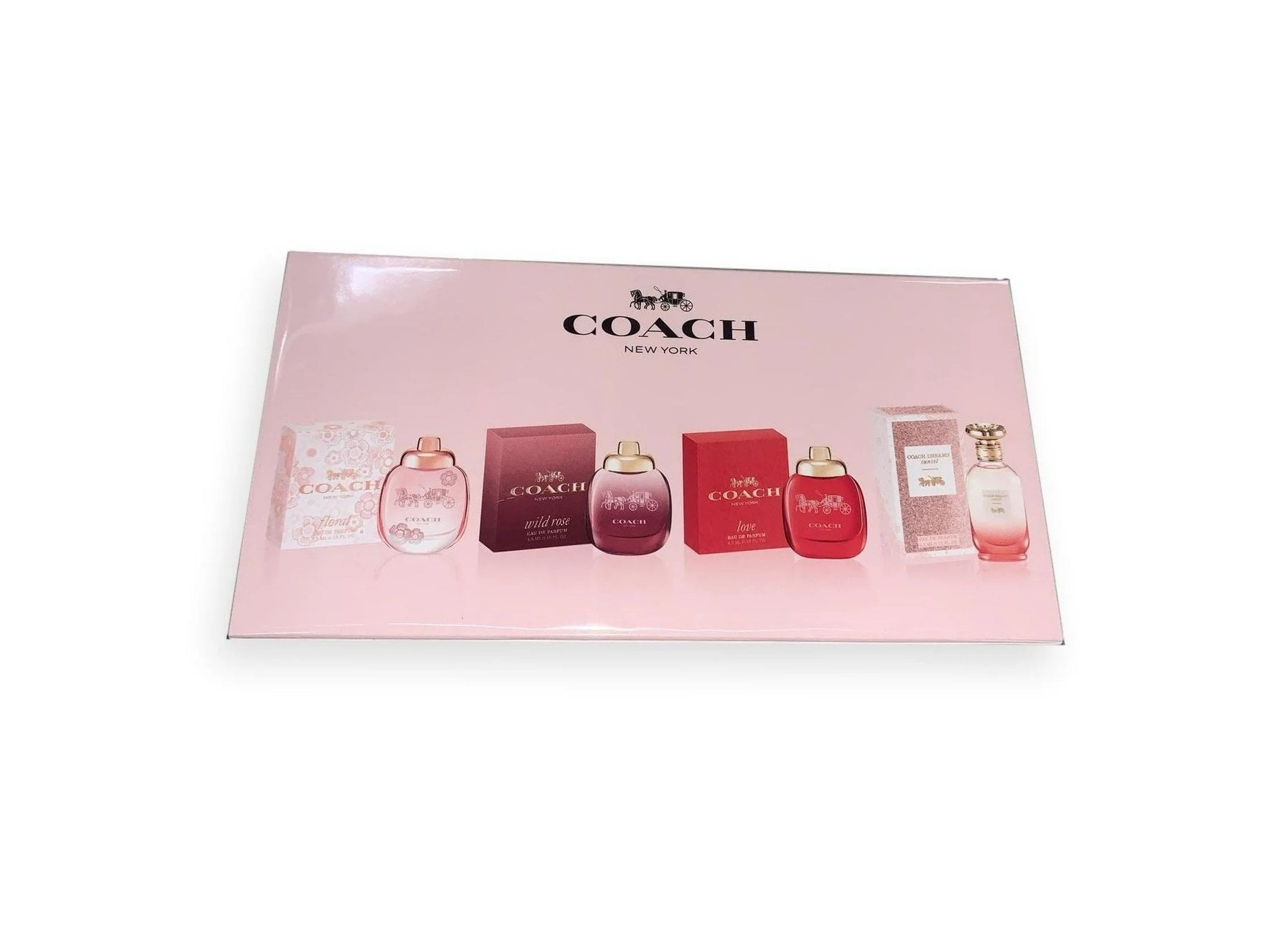 Coach Mini Perfume Gift Set, Women's 4-Piece, Floral, Wild Rose, Love ...