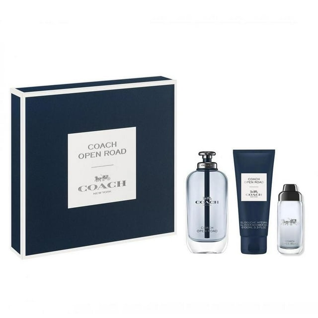 Coach Men's Open Road Fragrance - 3 Piece Perfume Gift Set with Mini Cologne, 3.3 oz - Walmart.com