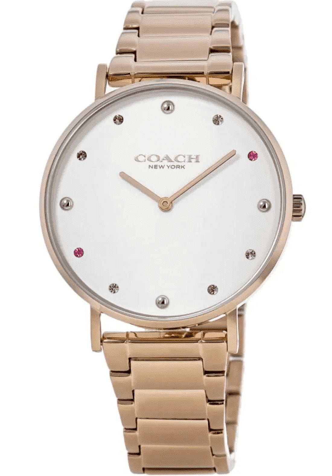 Coach Perry 36mm Rose Gold Plated & Steel Women's Watch 14503938 ...