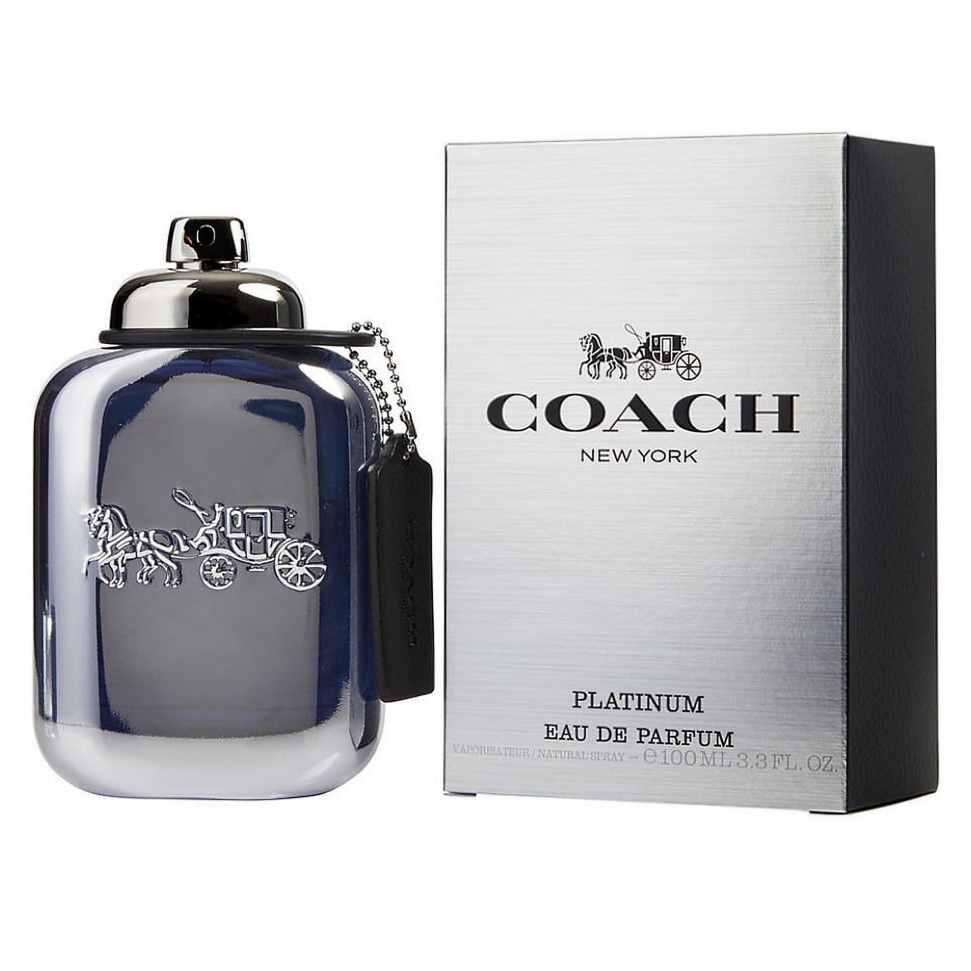 Coach New York Platinum 3.3 oz 100 ml Eau De Parfum Spray Men - Walmart.com