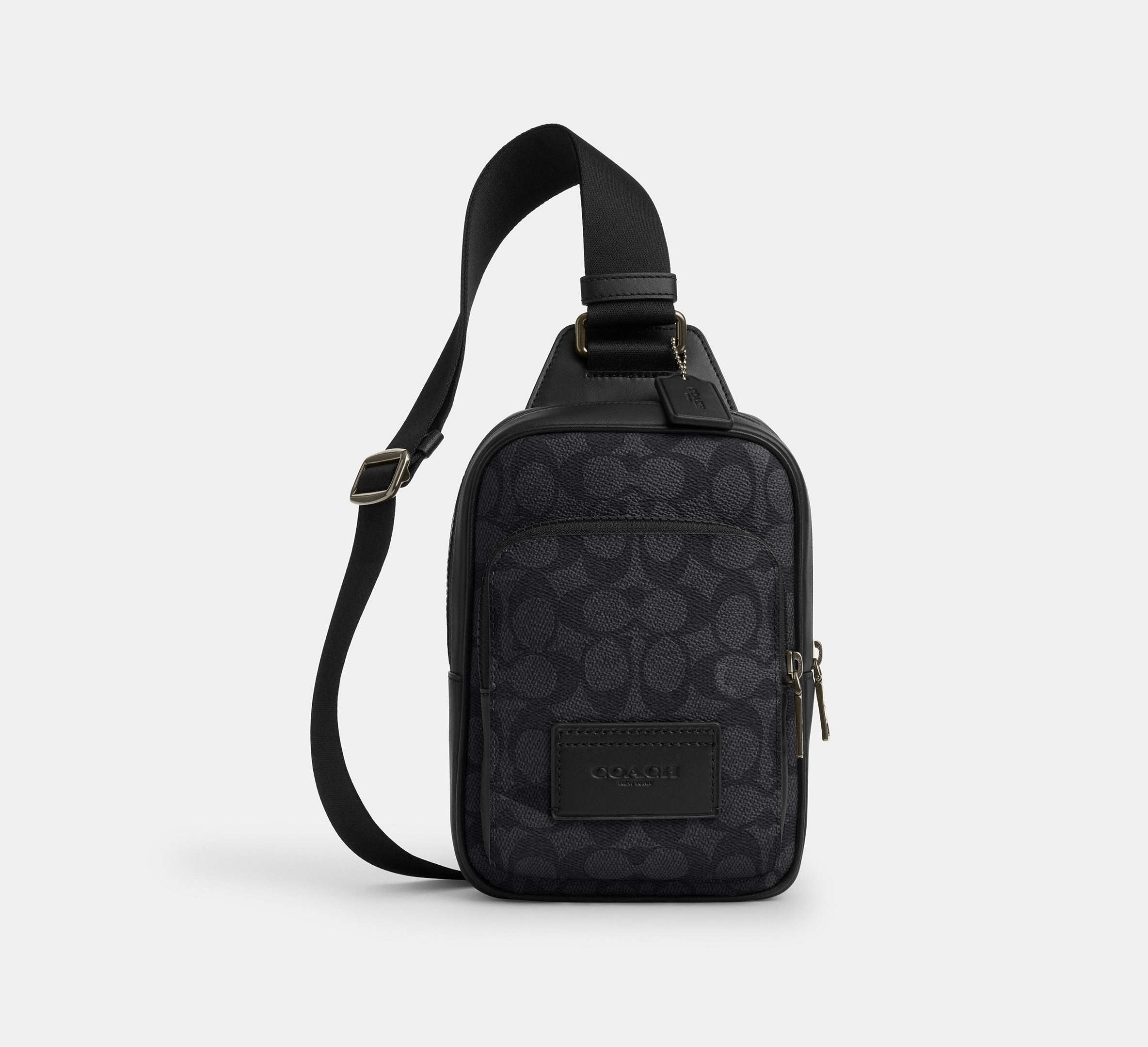 Coach Racer Sling Pack in Signature - Charcoal - Walmart.com