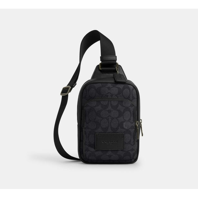 Coach Racer Sling Pack in Signature - Charcoal - Walmart.com