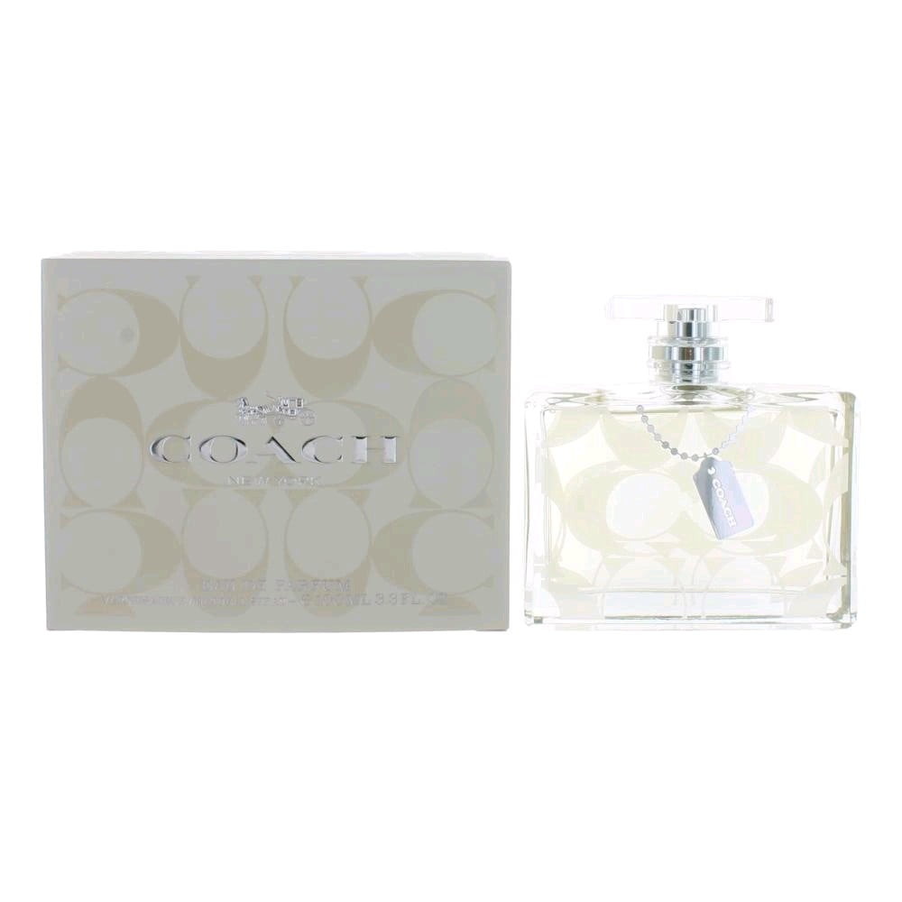 Coach Signature Eau de Parfum Natural Spray, Perfume for Women, 3.3 oz ...