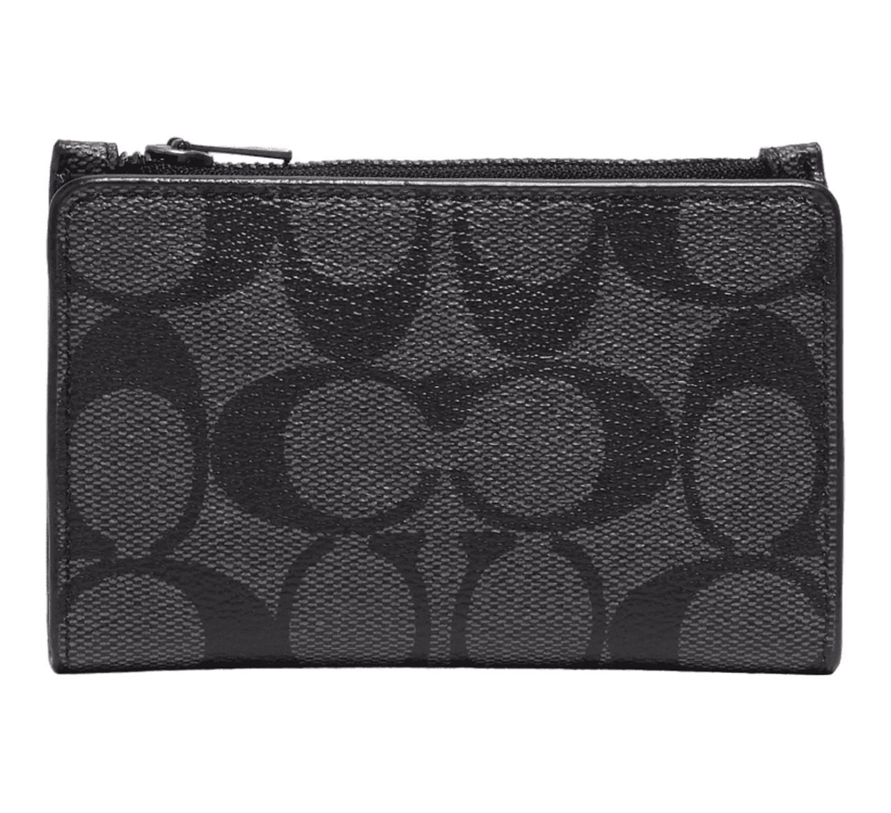 Coach Slim Bifold Card Mens Wallet In Signature Canvas - Walmart.com