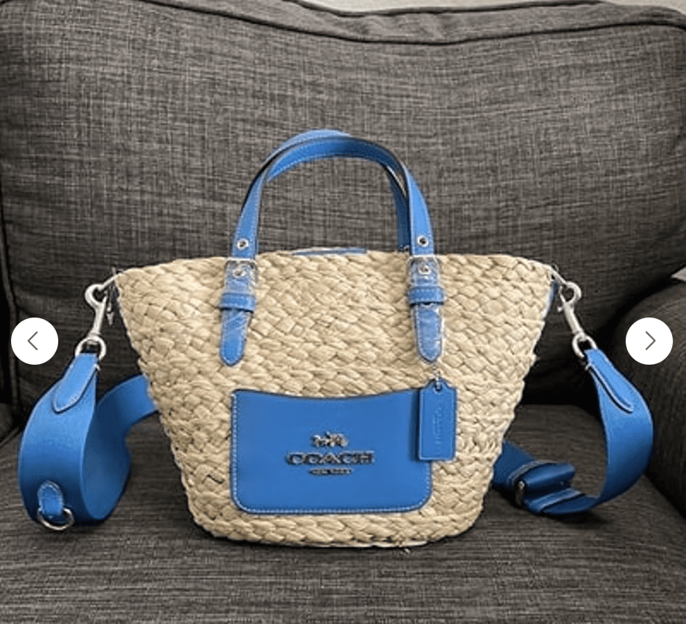 Coach Small Straw Tote - Walmart.com