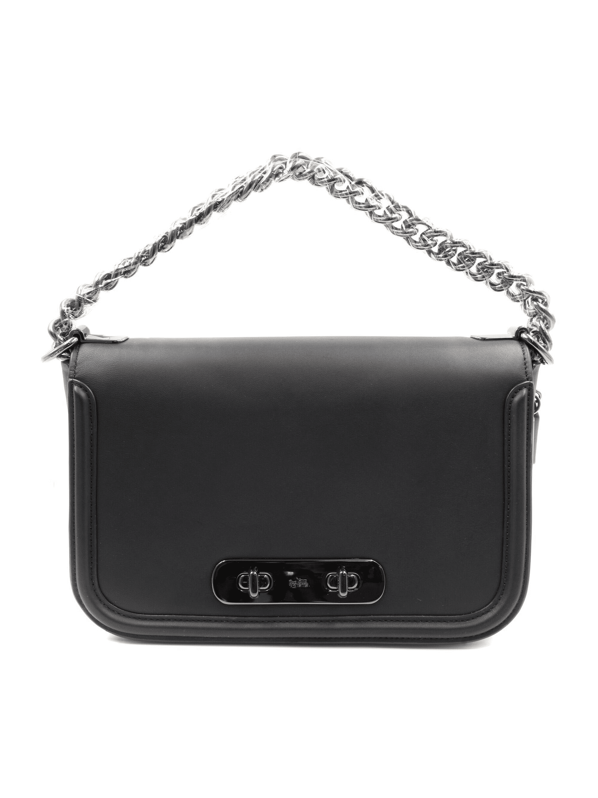 Coach Swagger Leather Gunmetal Hardware Crossbody Shoulder Womens Purse ...