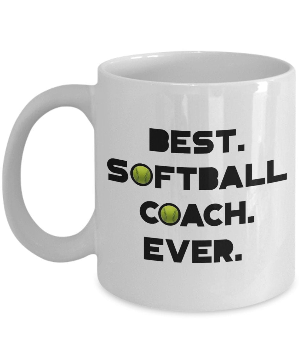 Coach Thank You Gift Softball - Softball Coach Coffee Mug - Funny Tea ...