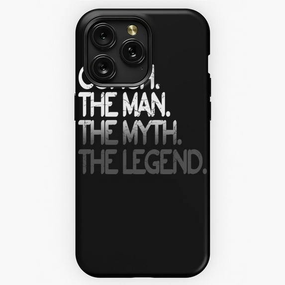 Coach The Man The Myth The Legend Classic Gift iPhone Case 17 to 11 Pro ...