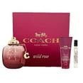 Coach Wild Rose 3 Piece Gift Set (3.3 OZ Eau De Toilette, 3.3 OZ Body ...