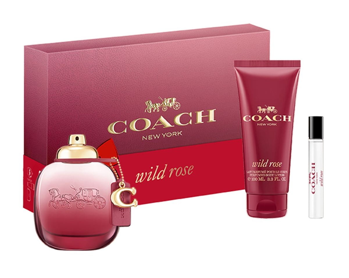 Coach Wild Rose 3.0 Oz Eau De Parfum Spray by Coach Gift Set for Women - Walmart.com