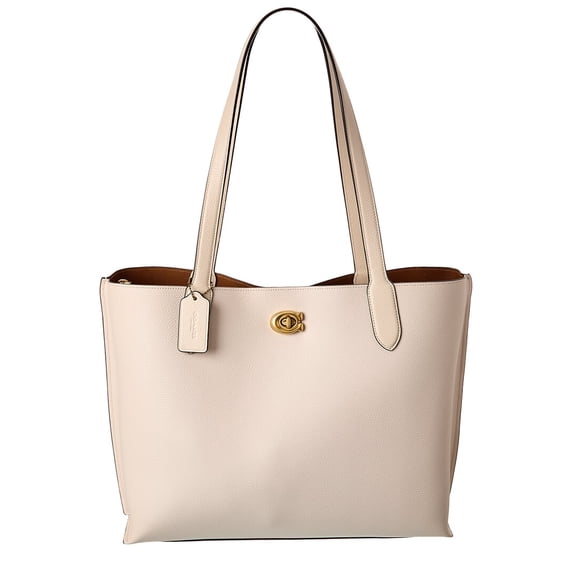 Coach Willow Leather Tote 38, White - Walmart.com