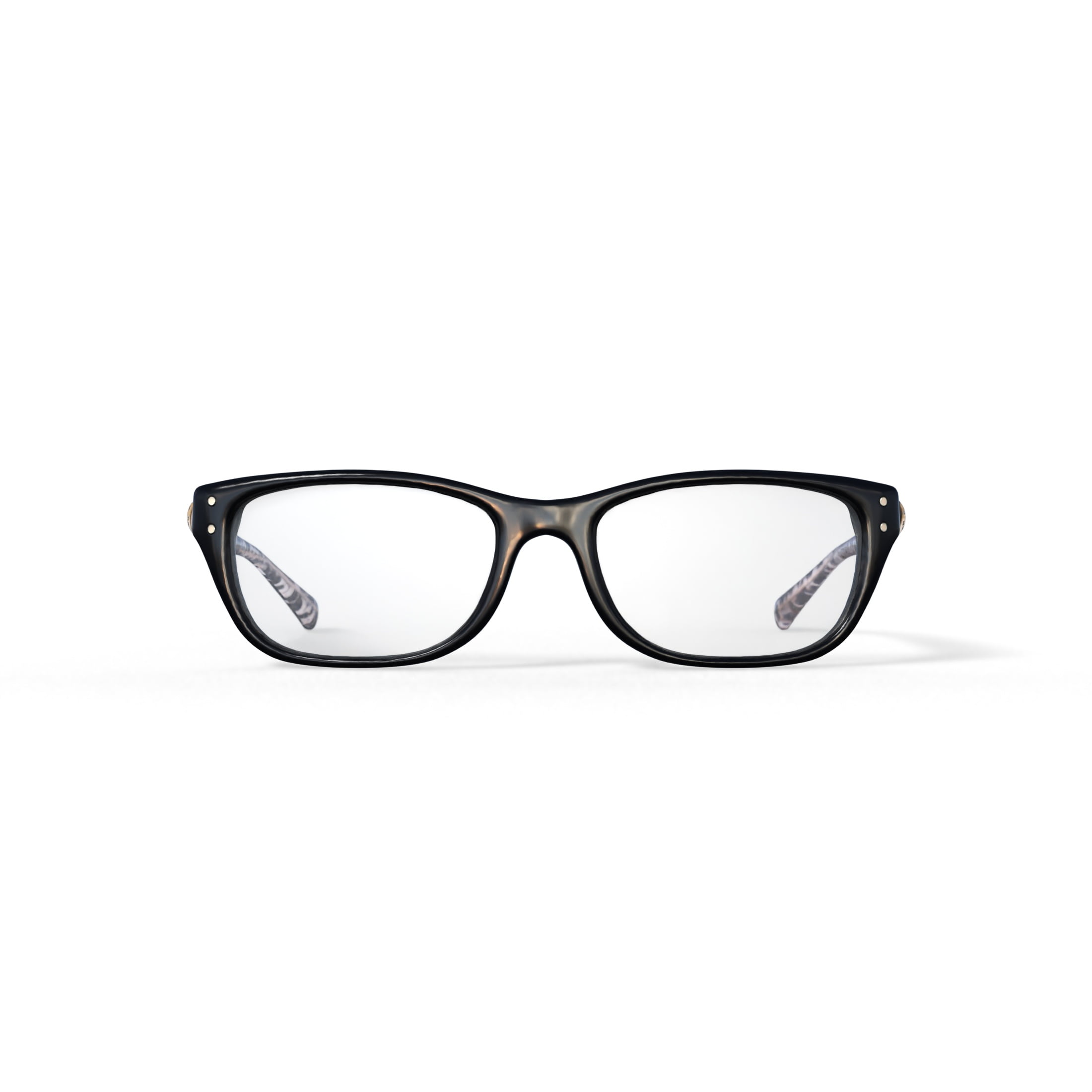 Coach Eyeglasses HC 6082 5353 Black, Female Rectangle Frame Eyewear ...