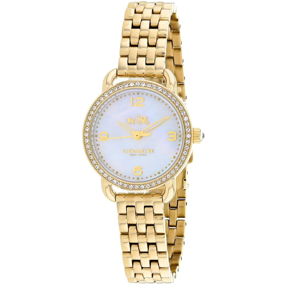 Coach Women's Delancey White MOP Dial Watch - 14502478 - Walmart.com