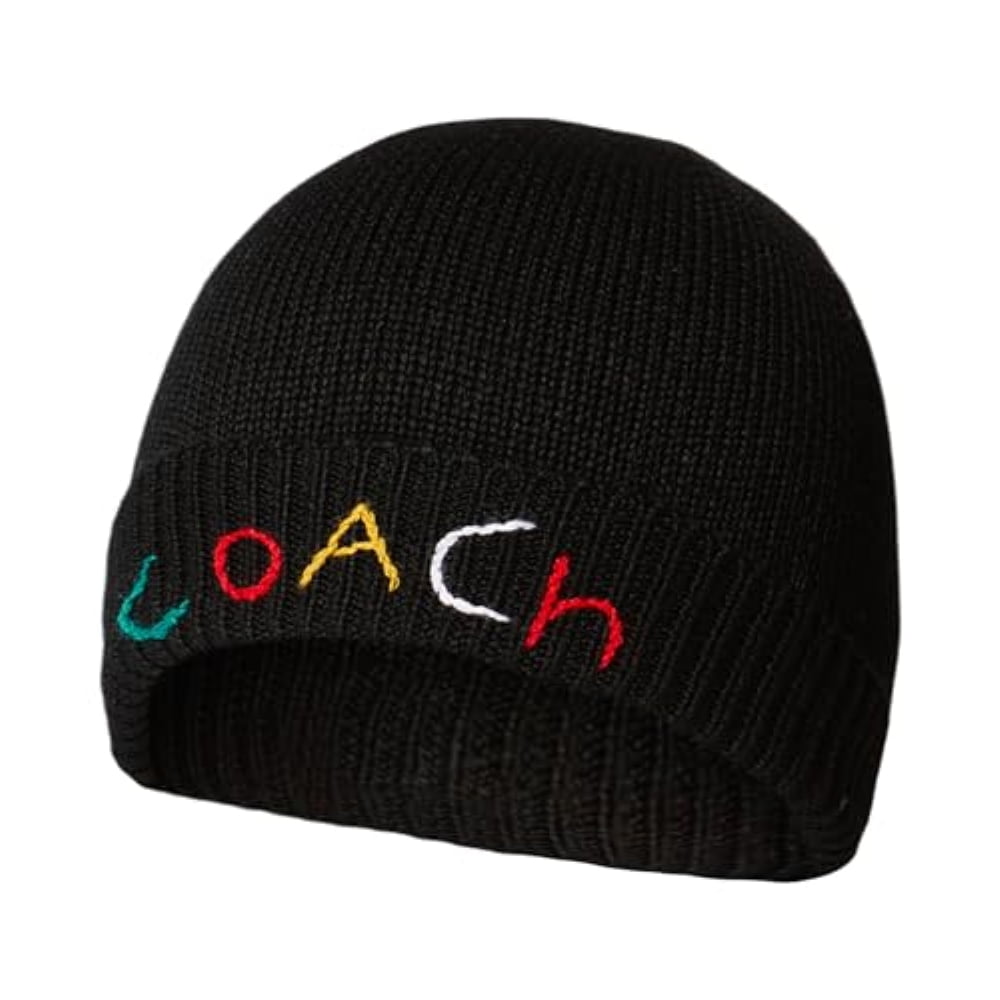 Coach Women's Embroidered with Beanie Box Set, Black - Walmart.com
