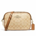 Coach Leather Handbag - Women's Jamie Crossbody Bag - Signature Canvas ...