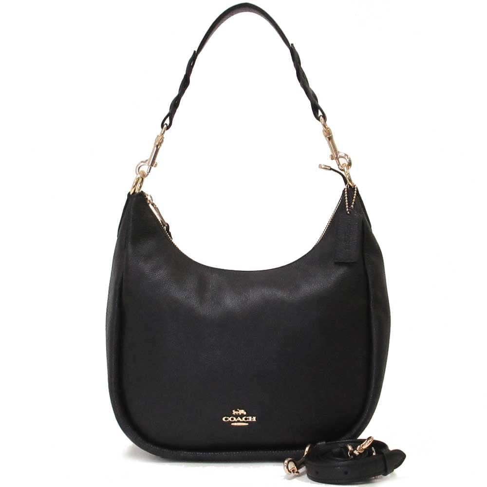 Coach Women's Jules Hobo (Pebble Leather - Black) - Walmart.com