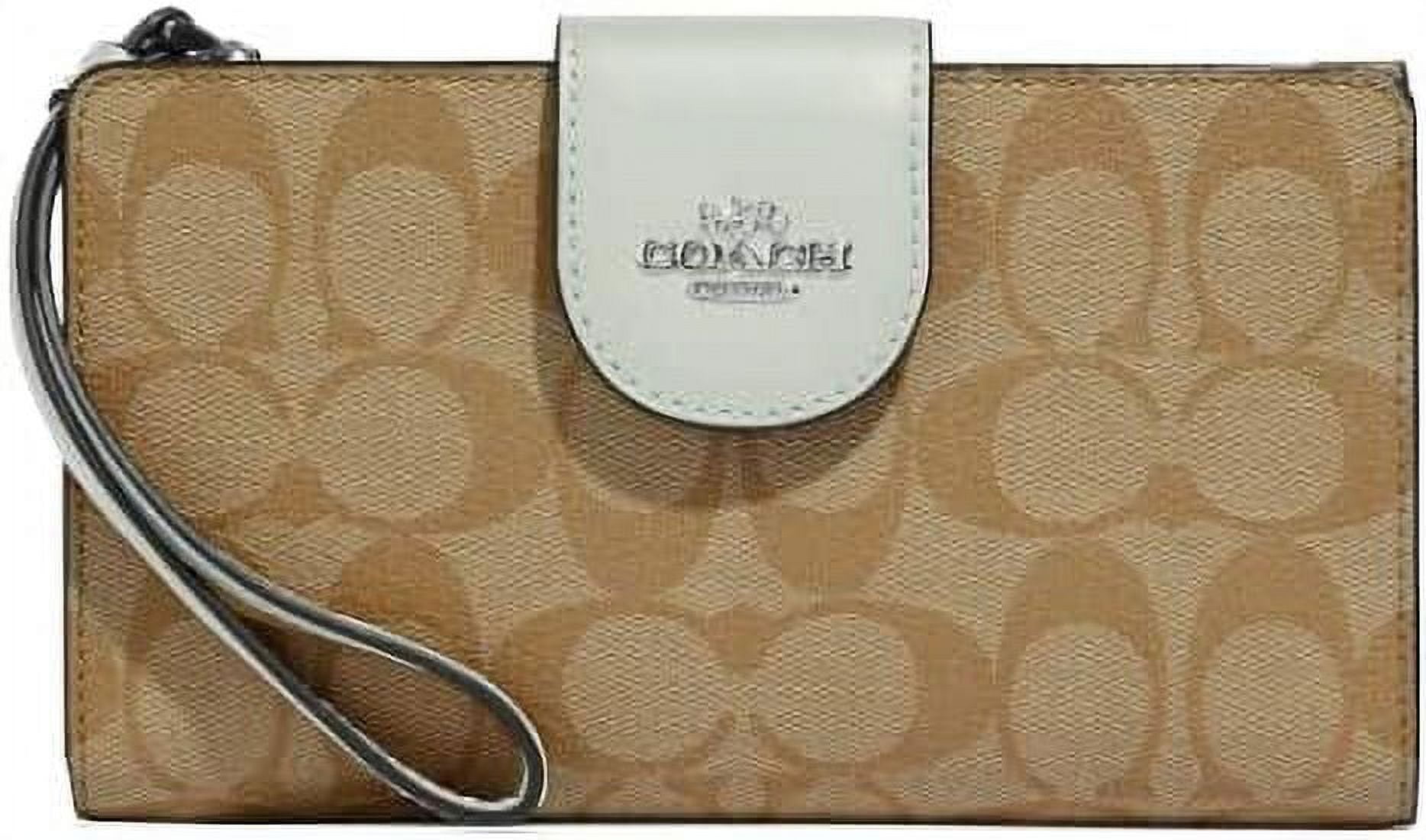 Coach Women's Large Tech Phone Wallet in Colorblock Signature Canvas ...