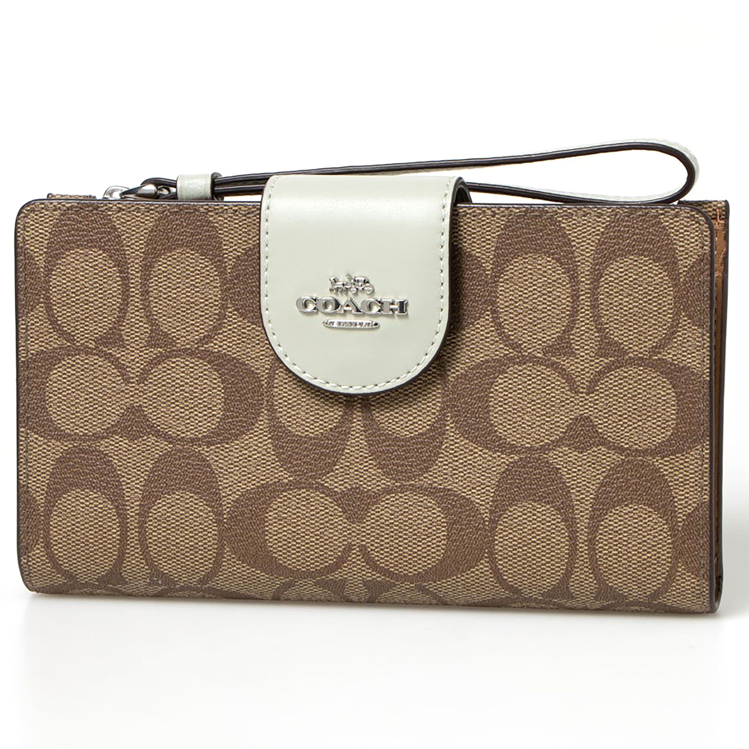 Coach Women's Large Tech Phone Wallet in Colorblock Signature Canvas ...