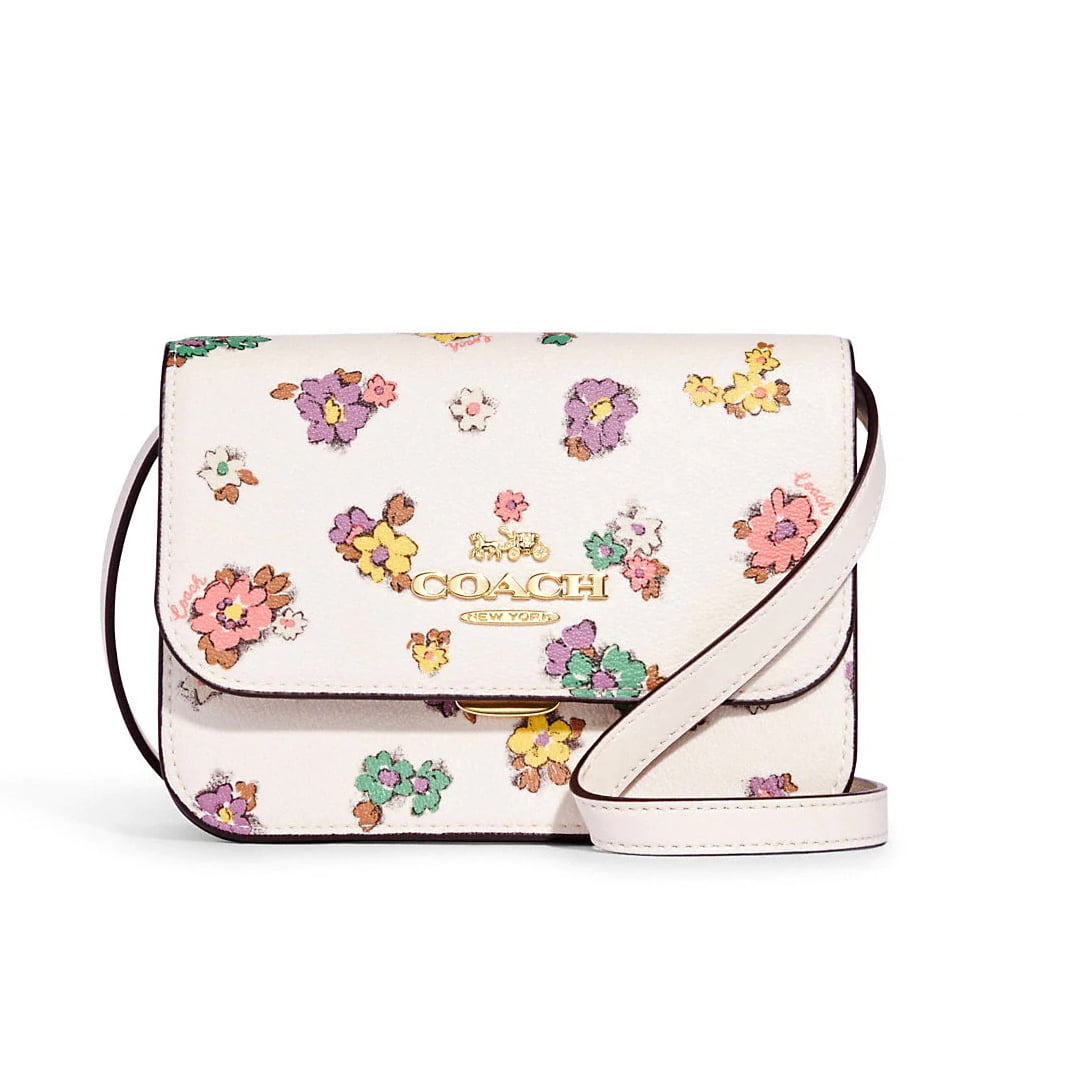 Coach Women's Mini Brynn Crossbody Bag With Spaced Floral Field Print ...