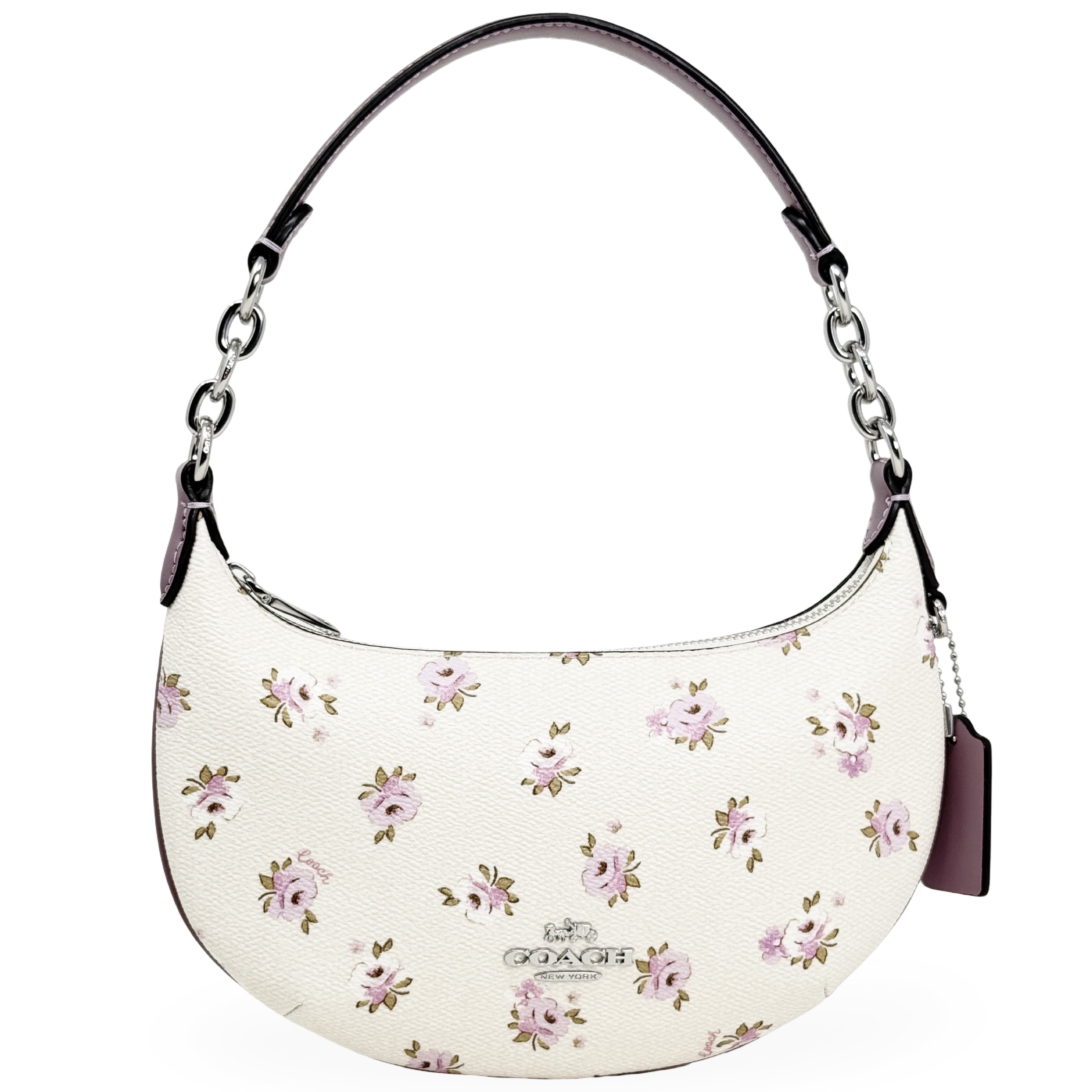 Coach Women's Mini Payton Shoulder Bag with Floral Print (Chalk Multi ...