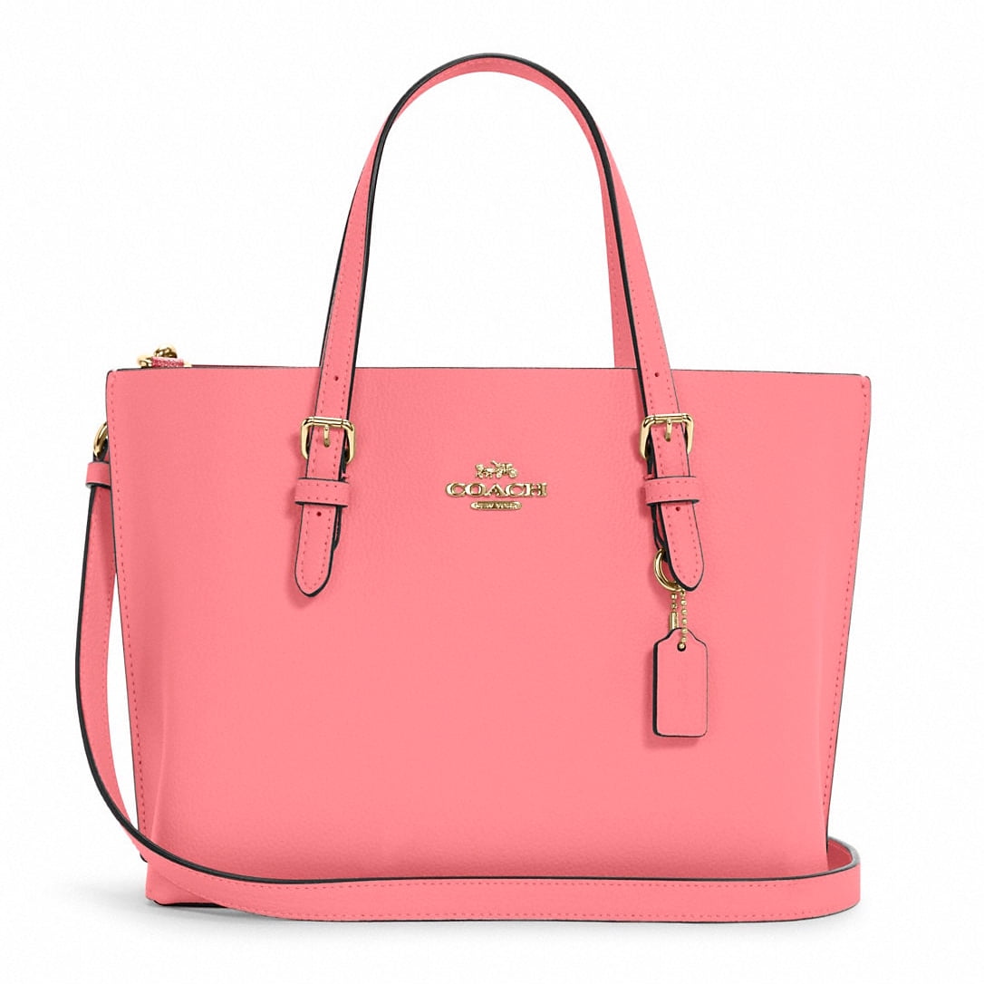 Coach Women's Mollie Tote 25 Leather Satchel Handbag, Medium Sized ...