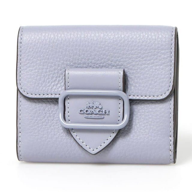 Coach Women's Morgan Small Pebbled Leather Snap Wallet (Mist) - Walmart.com