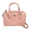 Coach Women's Rowan Satchel Crossbody Light Pink - Walmart.com