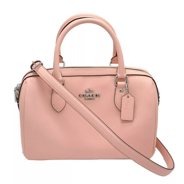 Coach Women's Rowan Satchel Crossbody Light Pink - Walmart.com