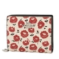Coach Women’s Small Snap Wallet with Floral Print and Zip Coin Pocket ...