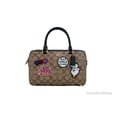 Coach X Disney (CC149) Villain Patches Signature Coated Canvas Rowan ...