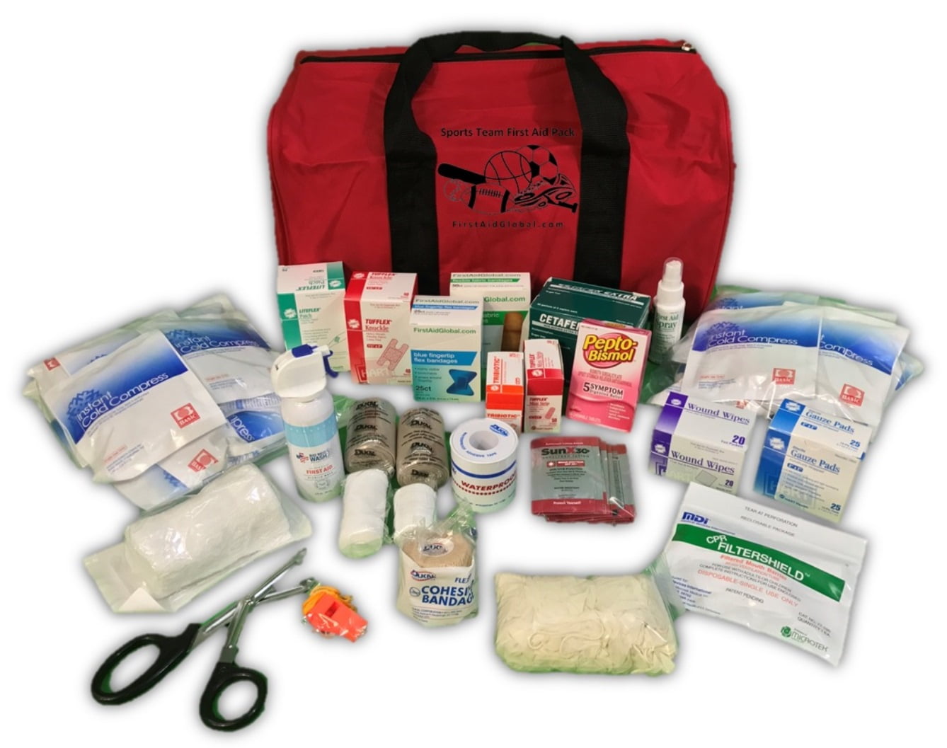 Sports Team First Aid Pack, 315-Pieces for Soccer, Baseball, Basketball ...