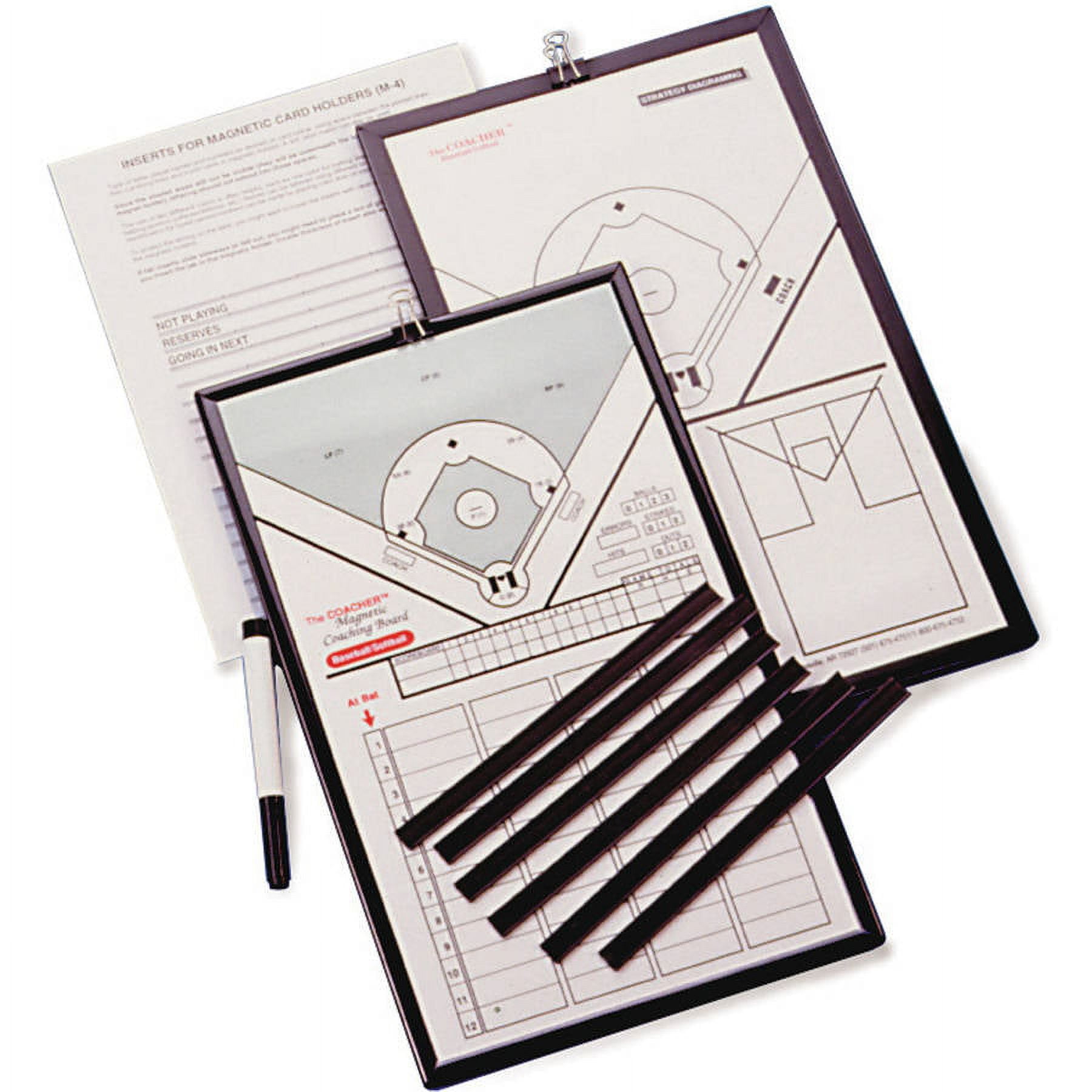 Coacher Baseball Lineup Board - Magnetic Players Line-up Board ...