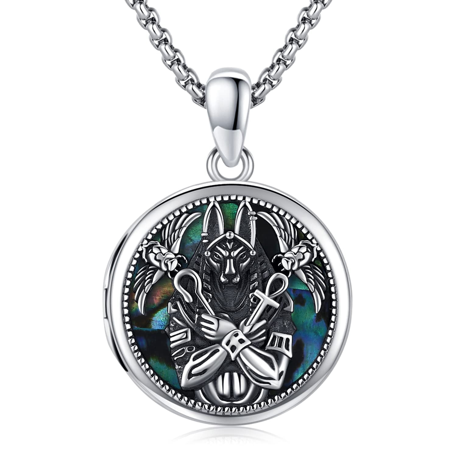 Coachuhhar Anubis Locket Necklace That Holds Pictures 925 Sterling ...