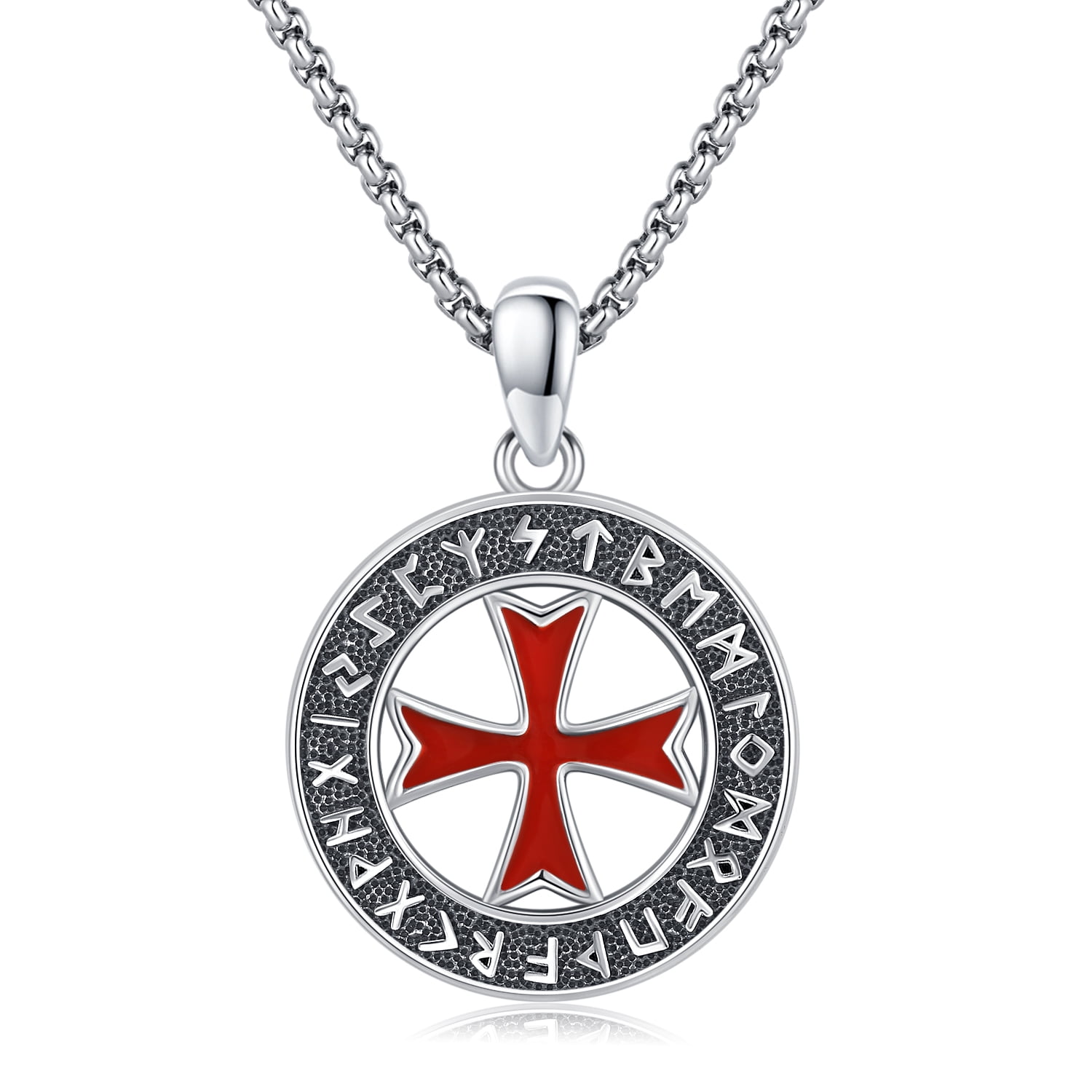 Coachuhhar Crusaders Templar Knights Necklace 925 Sterling Silver ...
