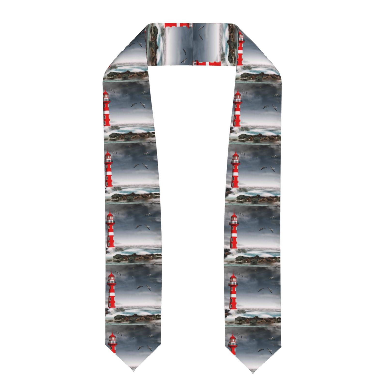 Coaee 3d Lighthouse in the Surf Graduation Stole, Unisex, 72" Long ...