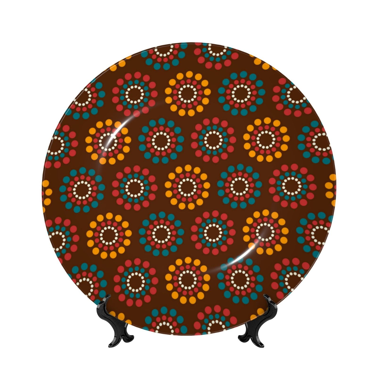 Coaee 60s and 70s Aesthetic1 for Bone China Decorative Plate Decorative ...