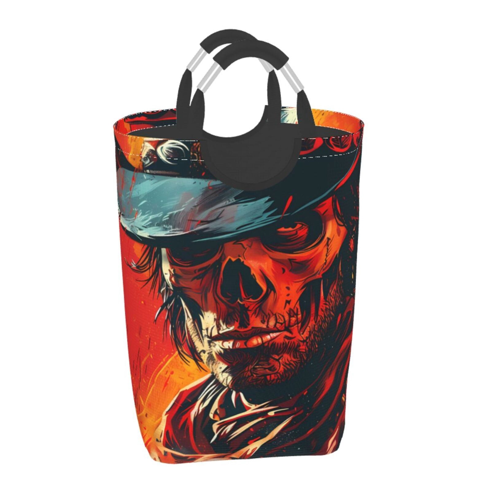 Coaee 60s Western Skull Cowboy for 50L Laundry Baskets with Handles ...