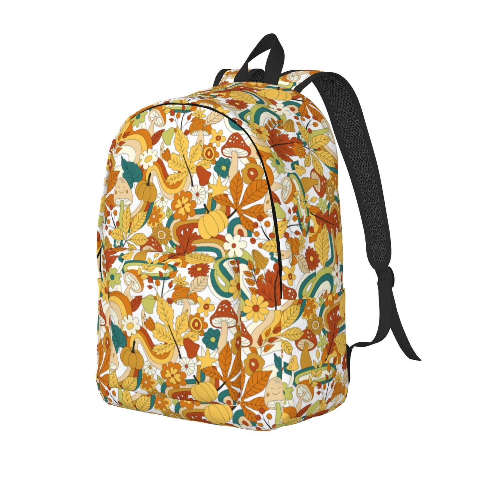 Coaee 70s Groovy Hippie for Canvas Backpack for Hiking, Camping ...