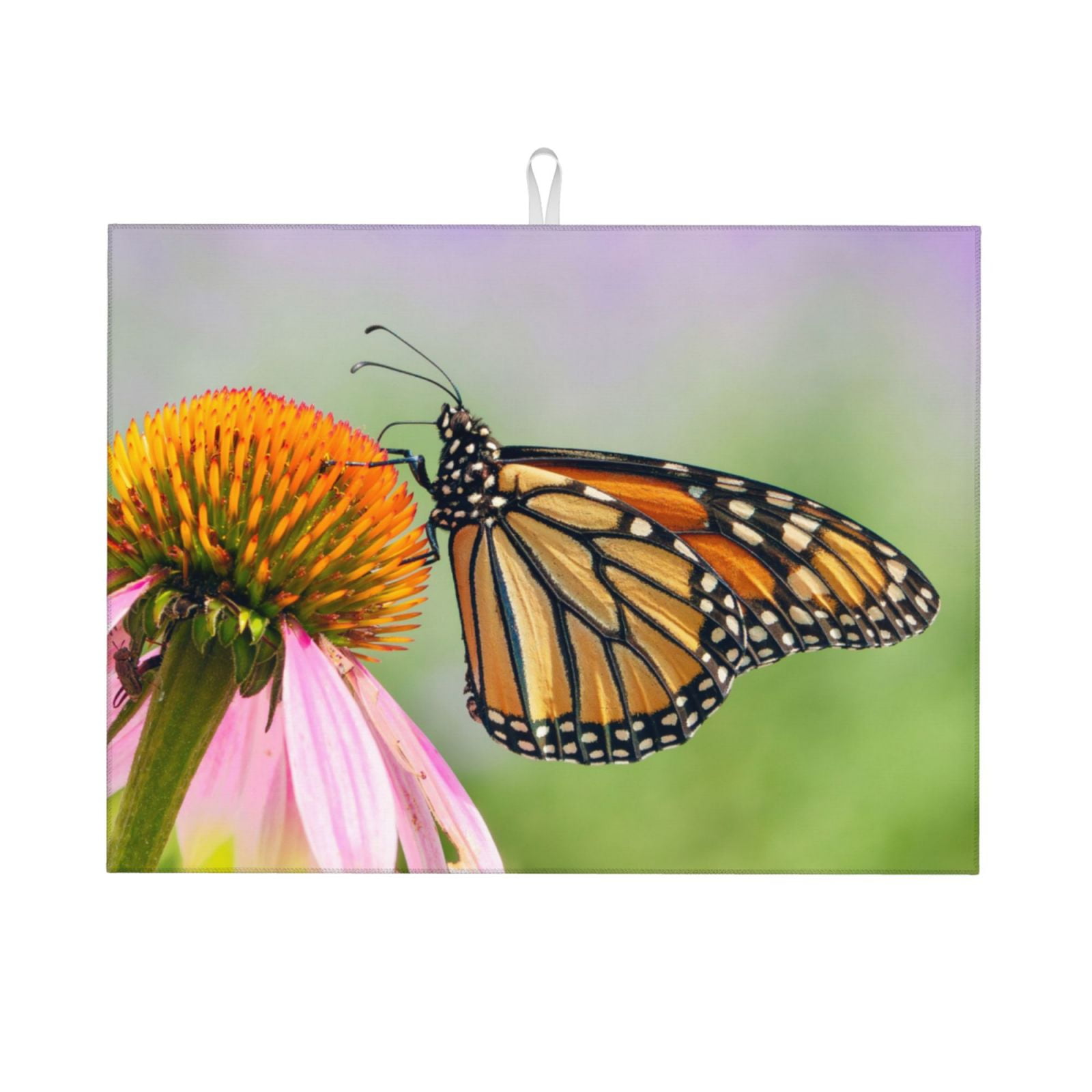 Coaee A monarch butterfly for Kitchen Drying Mat,Foldable andWater ...