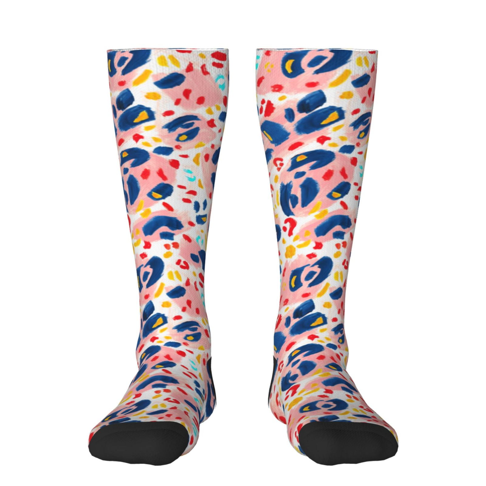 Coaee Abstract Leopard Print Print Sock Breathable,Adult Stockings ...