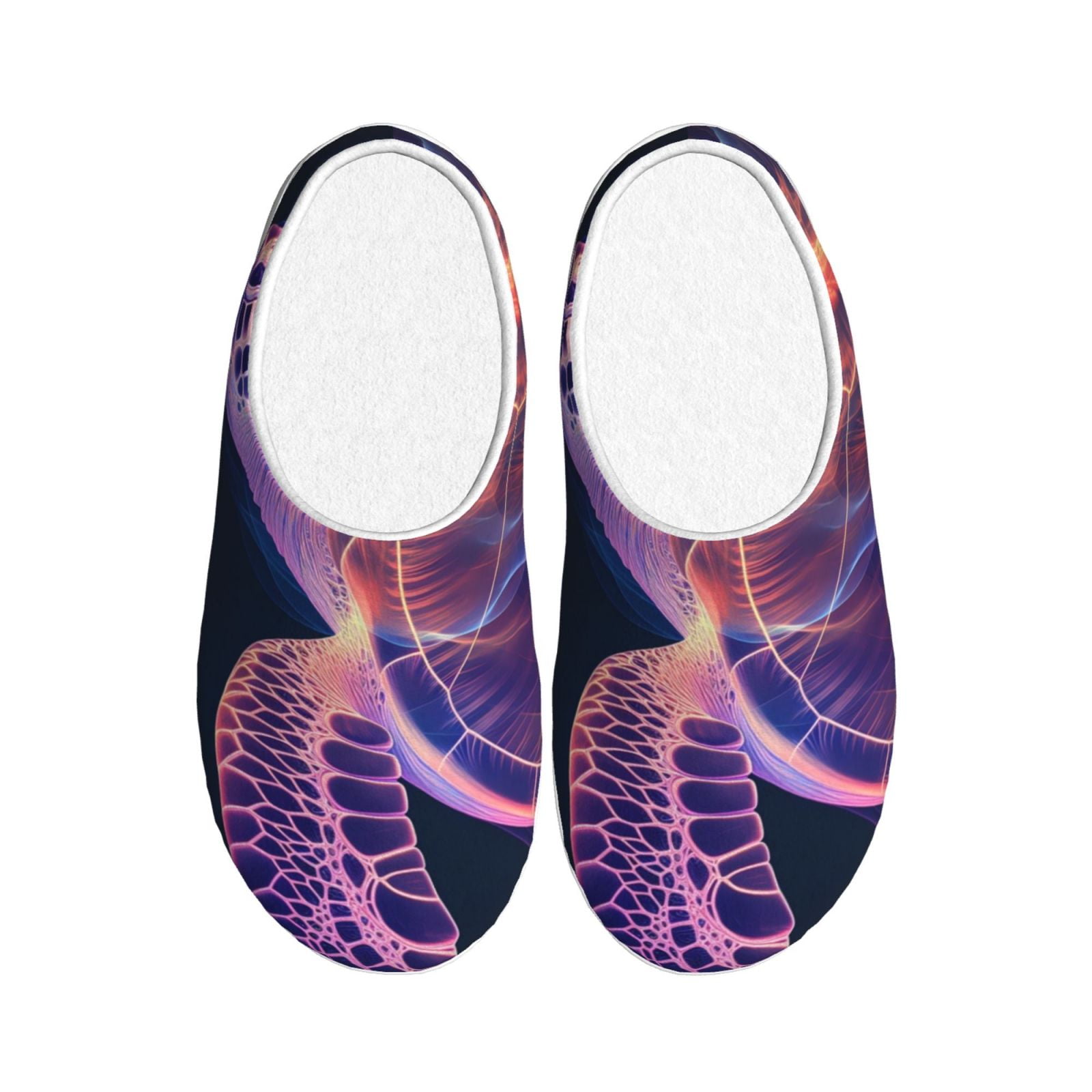 Coaee Abstract Line Turtle for Mens Slippers Indoor Slip On Shoes ...