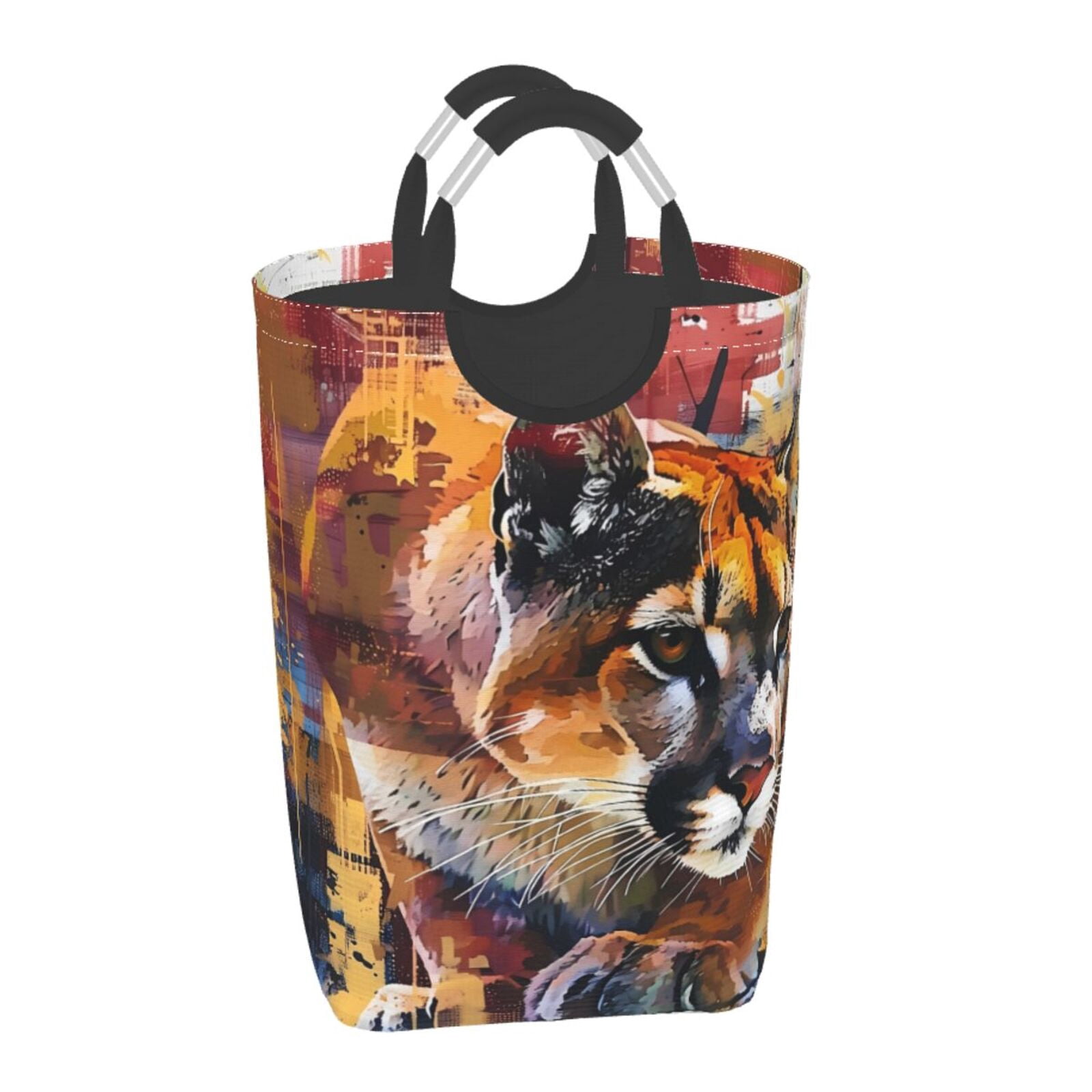 Coaee Abstract Lion Painting for 50L Laundry Baskets with Handles ...