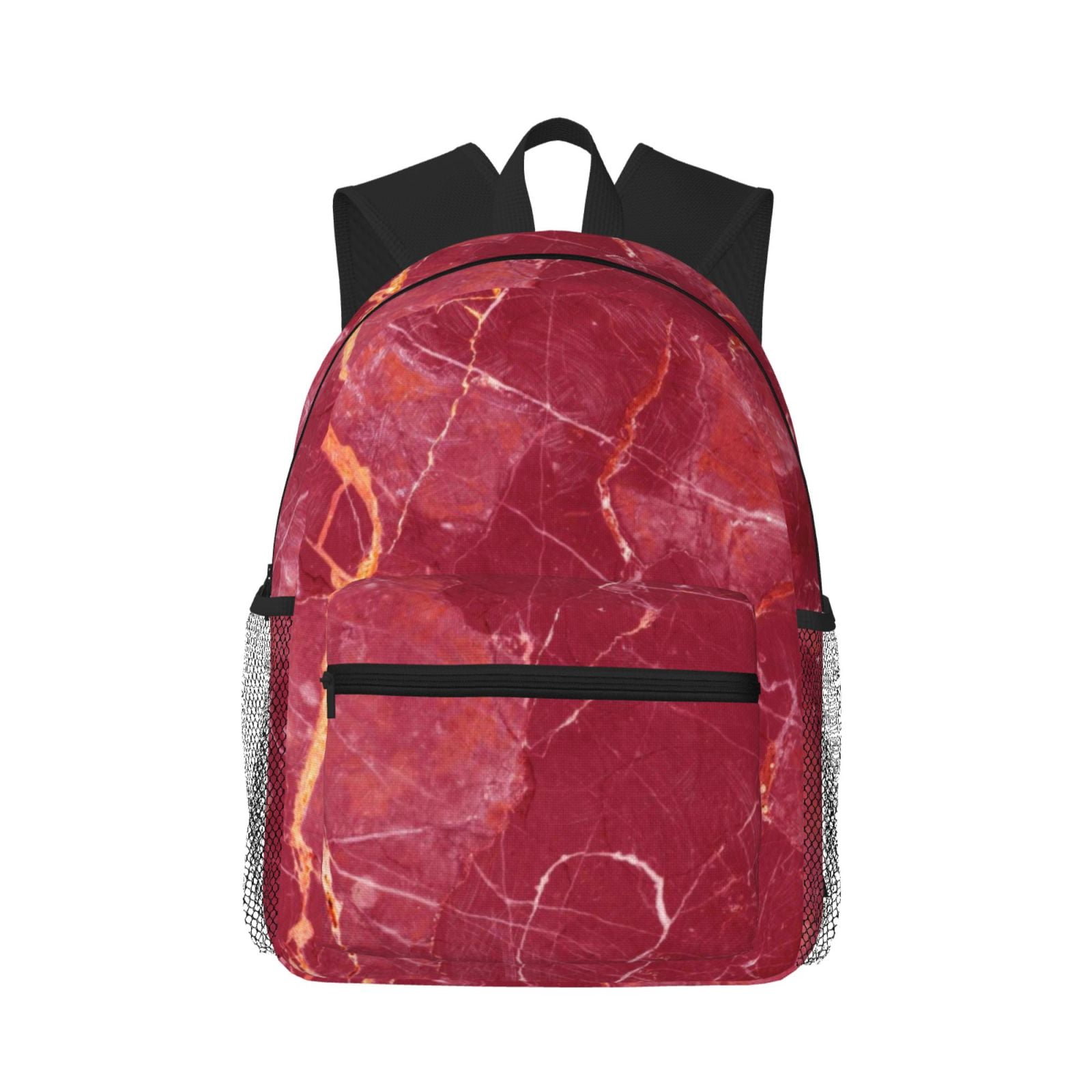 Coaee Abstract Red Marble Light Casual Backpack Daily use backpack ...