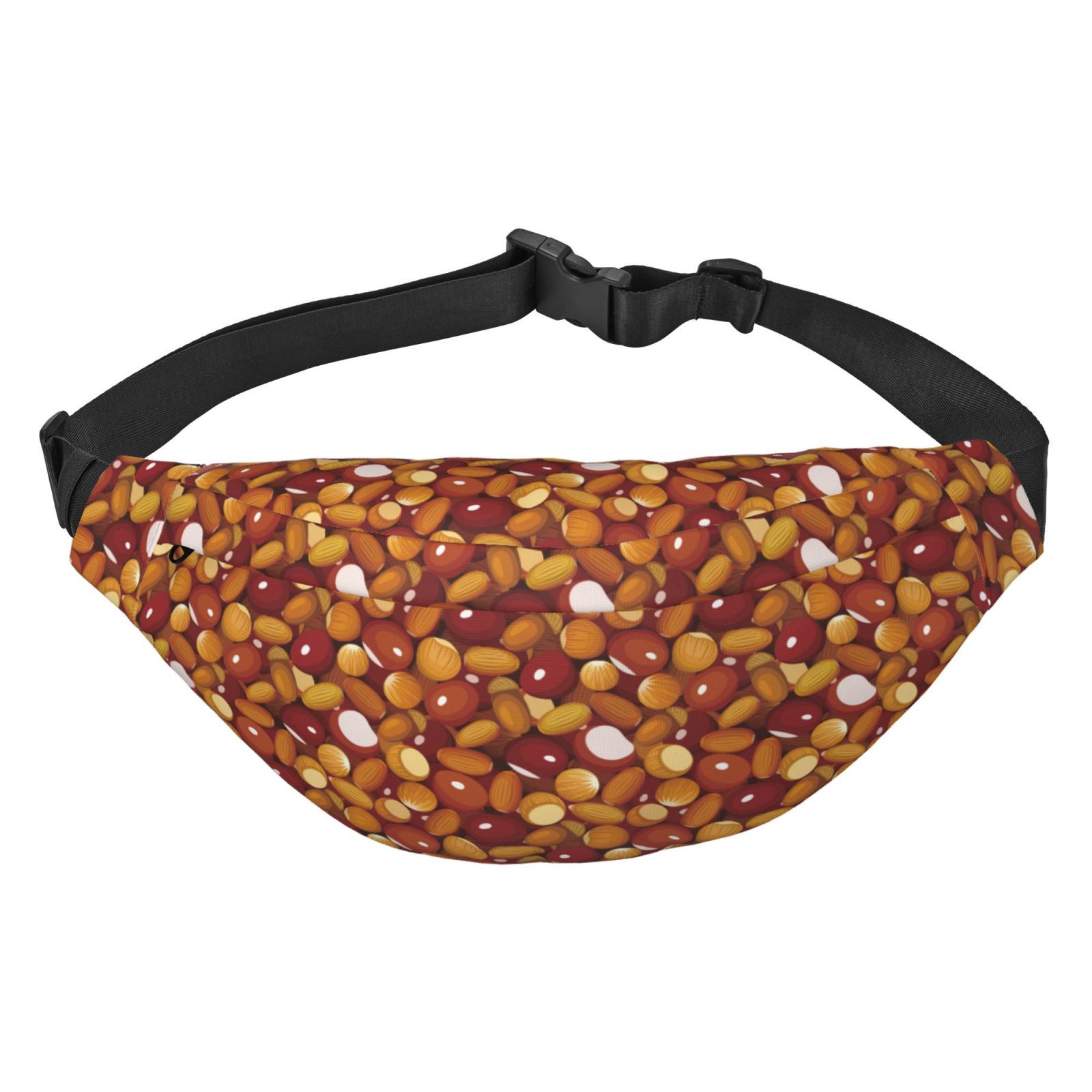 Coaee Almond Nuts Fanny Pack for Men Women, Large Crossbody Fanny Pack ...