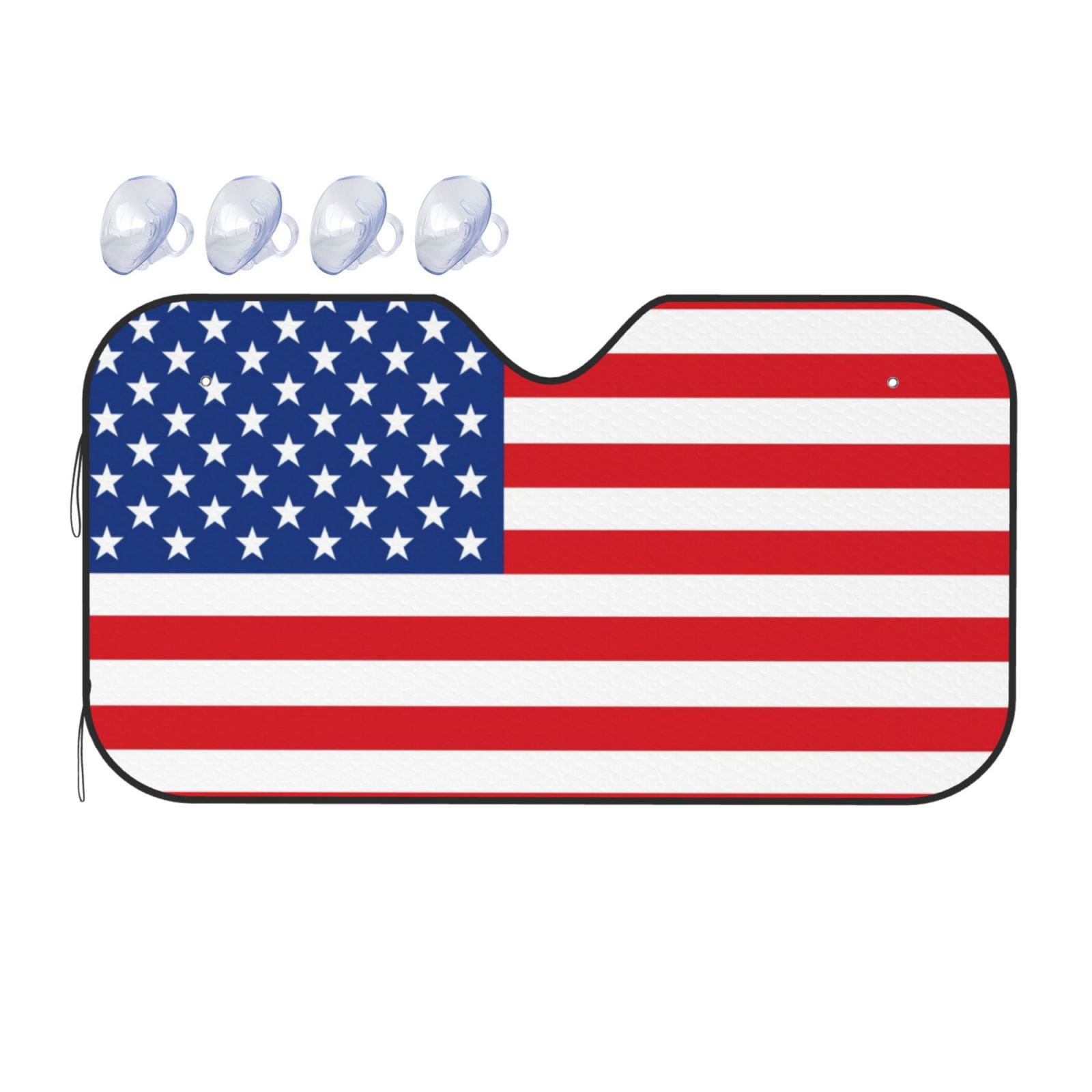 Coaee America Flags3 for Car Sunshade Windshield Sun Shade Reflect UV ...