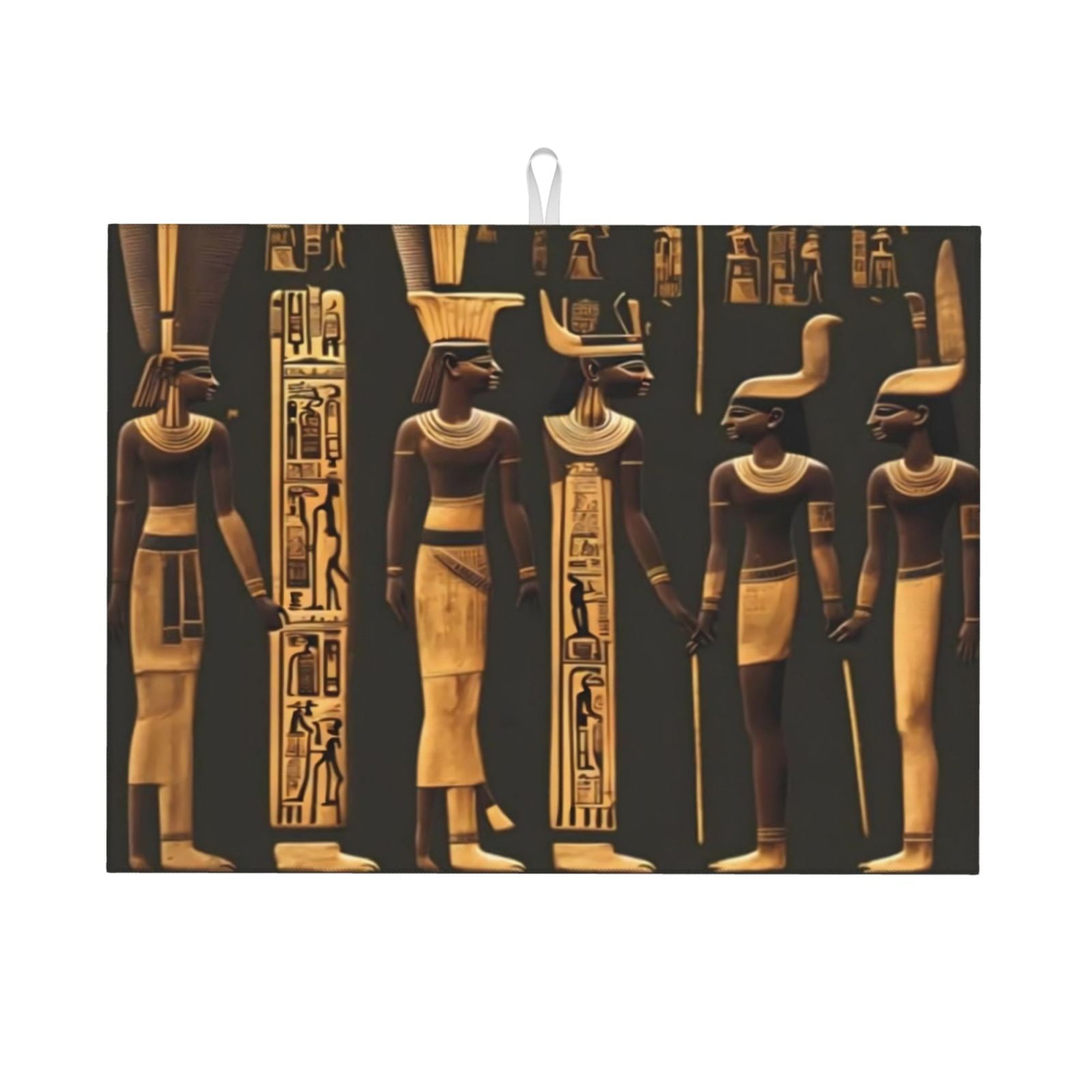 Coaee Ancient Egyptian Hieroglyph for Kitchen Drying Mat,Foldable ...