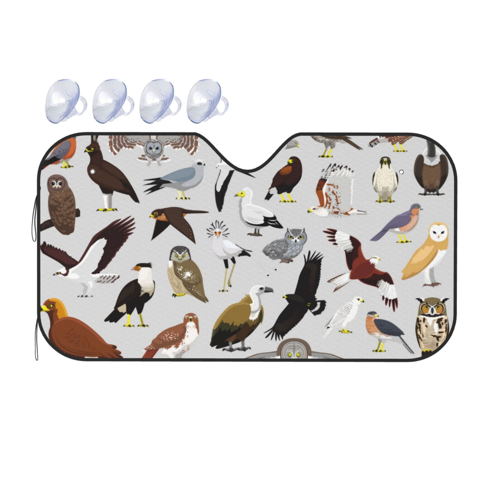 Coaee Animal Bird for Car Sunshade Windshield Sun Shade Reflect UV Sun ...