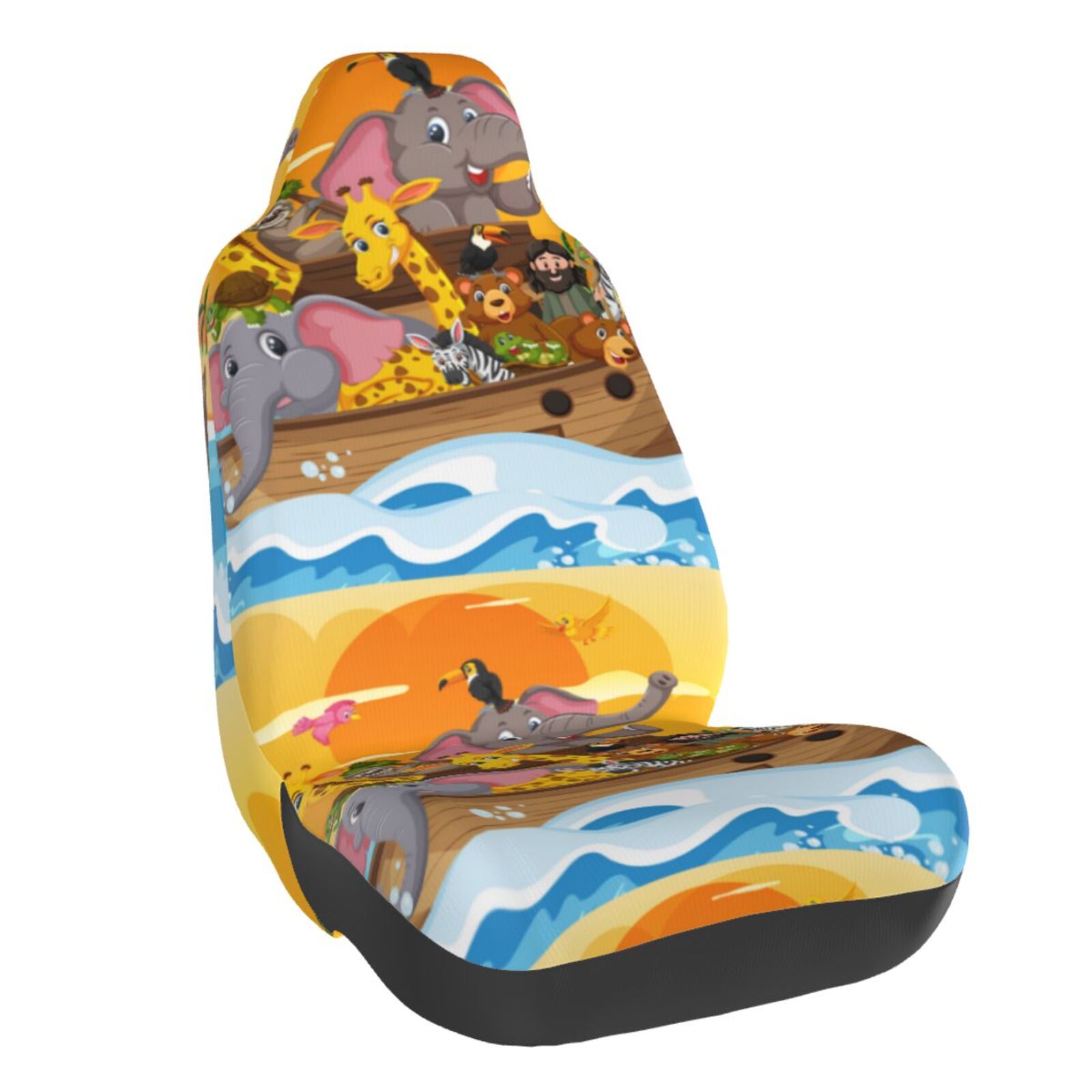 Coaee Animals on Noah's Ark1 for Front Car Seat Covers Automotive Seat ...